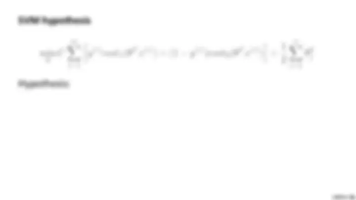 Support Vector Machines: An Overview by Andrew Ng | Slides Machine Learning | Docsity