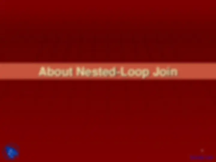 Need for Speed, Join Techniques - Data Warehousing - Lecture Slides | Slides Data Warehousing ...