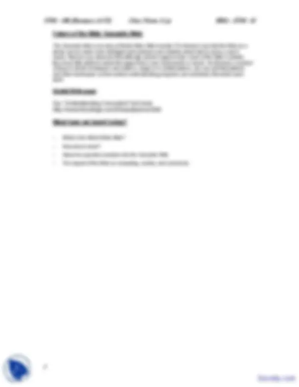 Introduction to WWW | Study notes Introduction to Computing | Docsity