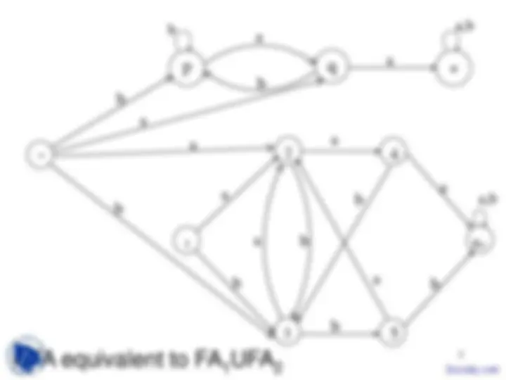 Build an NFA Corresponding - Theory of Automata - Lecture Slides ...