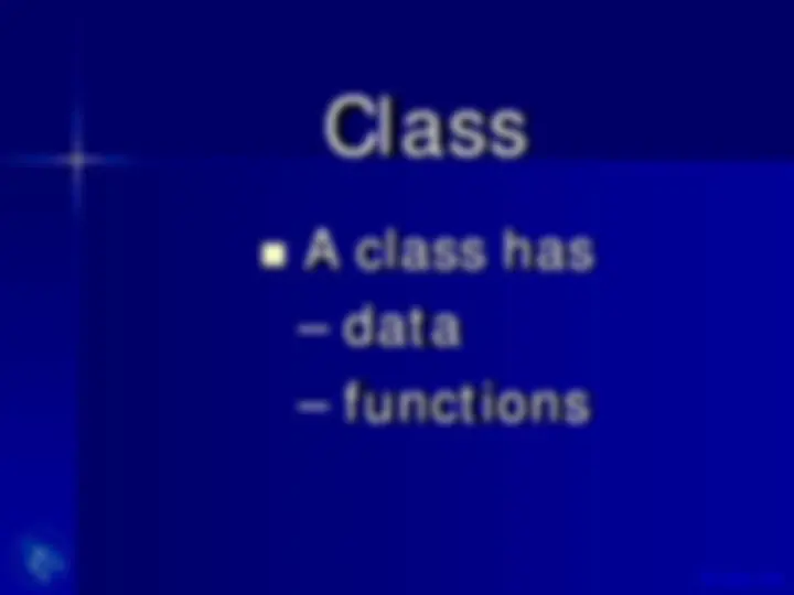 Structure of a Class - Introduction to Programming - Lecture Slides | Slides Computer ...