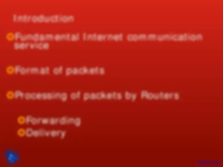 IP Datagrams, Datagram Forwarding - Computer Network - Lecture Slides | Slides Computer Networks ...