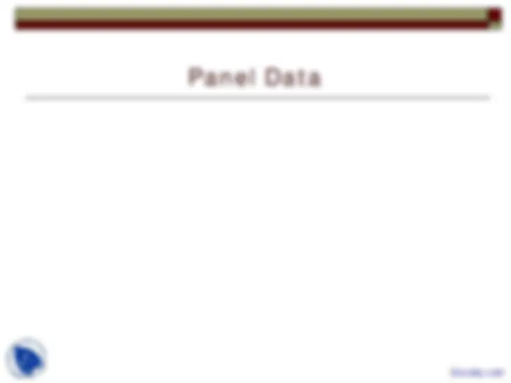 Panel Data and Individual Effects - Econometric Analysis of Panel Data - Lecture Slides | Slides ...