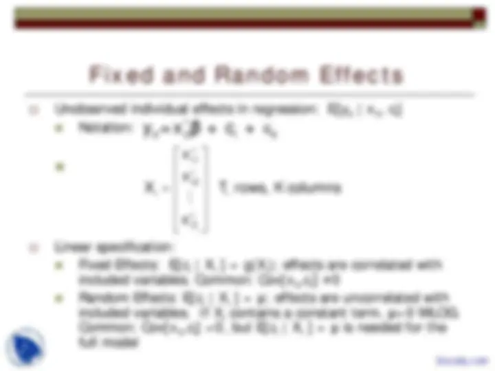 Panel Data and Individual Effects - Econometric Analysis of Panel Data ...