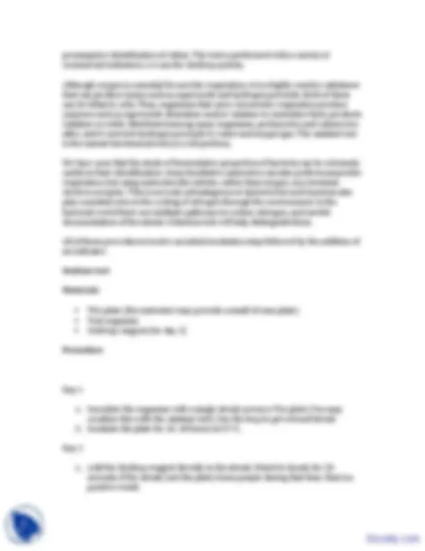 Fermentation Tests - Food Microbiology - Lab Manuals | Summaries ...