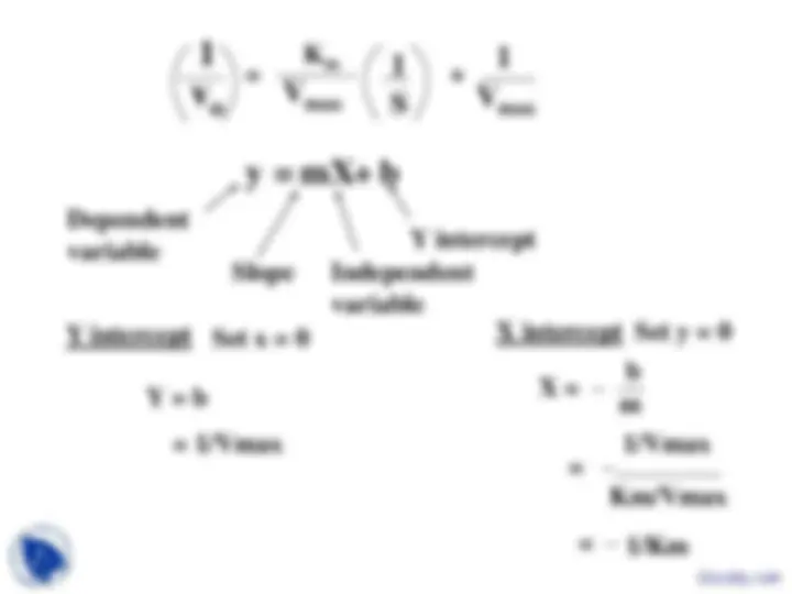 Linear Transformation of M and M - Biochemistry - Lecture Slides | Slides Biochemistry | Docsity