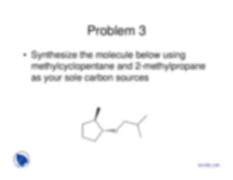 Synthesis Problems - Organic Chemistry - Lecture Slides | Slides ...