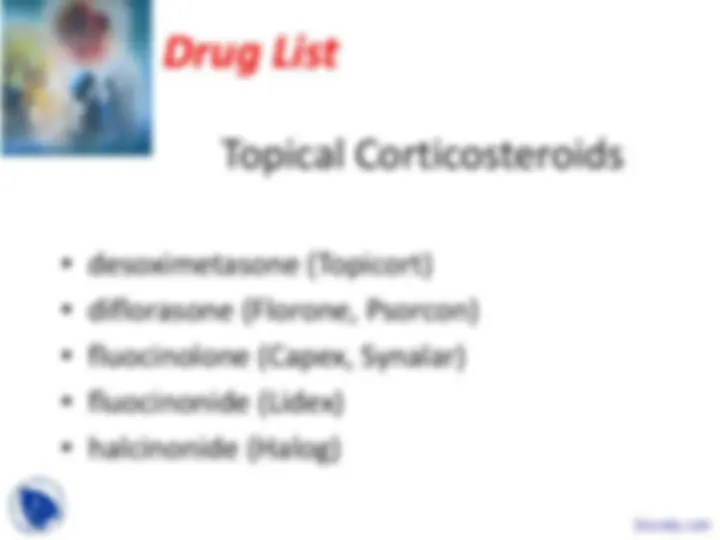 Topical Corticosteroids - Introduction to Pharmacology - Lecture Slides ...