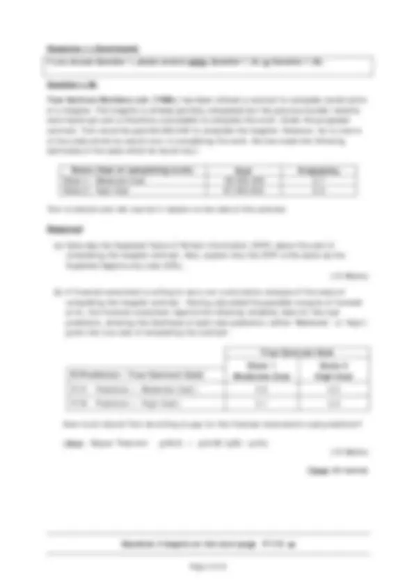 Management Accounting III: Exam Paper - AY322 | Exams Management ...