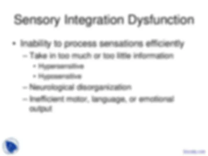 Sensory Integration Dysfunction: Understanding the Processing of ...