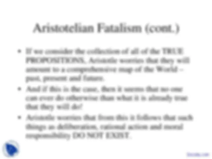 Philosophical Inquiry: Free Will, Fatalism & Aristotle's Dilemma ...