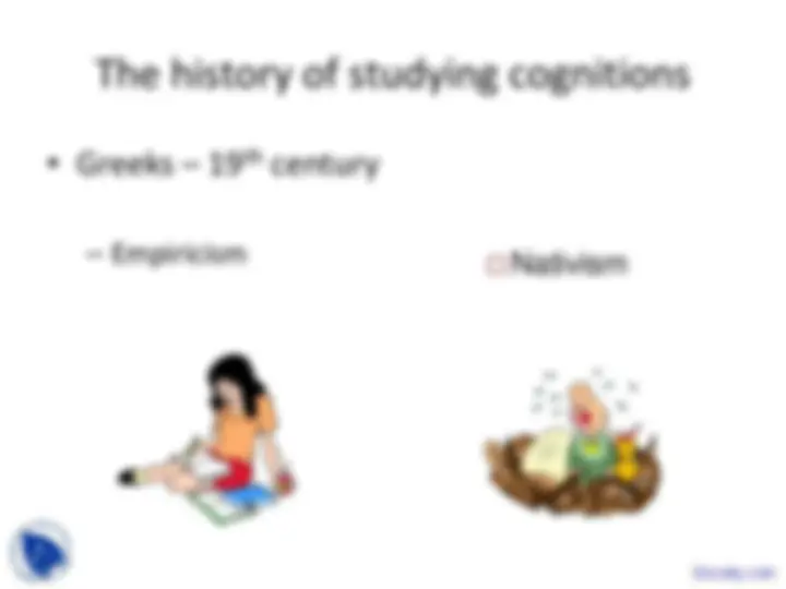 History and Methods of Cognitive Psychology - Cognitive Developmental ...