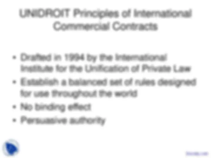 Towards a Common European Contract Law: An Analysis of UNIDROIT ...