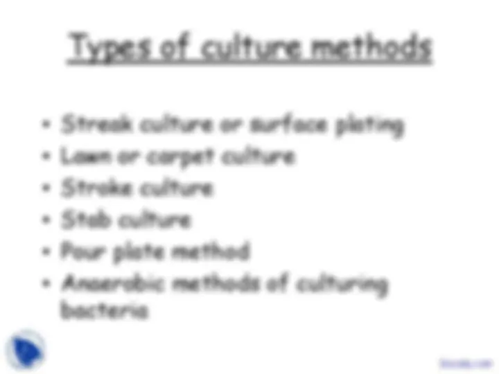 Culture Methods - Microbiology - Lecture Slides | Slides Microbiology ...