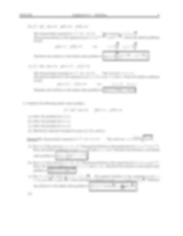 Linearly Independent - Math - Assignment Solutions | Exercises Mathematics | Docsity