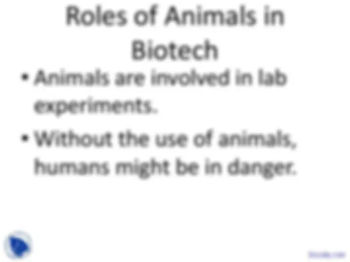 Animal Biotechnology - Animal Science - Lecture Slides | Slides Biology ...