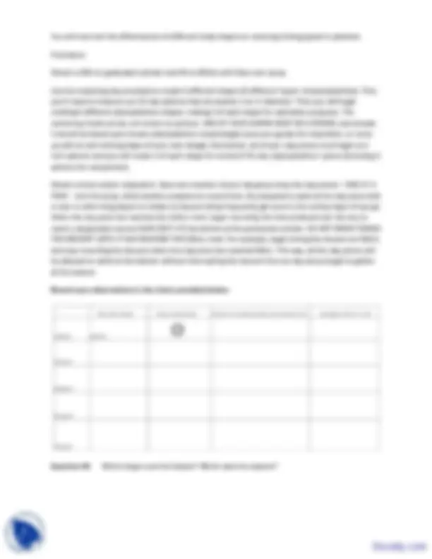 Plankton Races - Introduction to Oceanography - Lab | Study notes ...