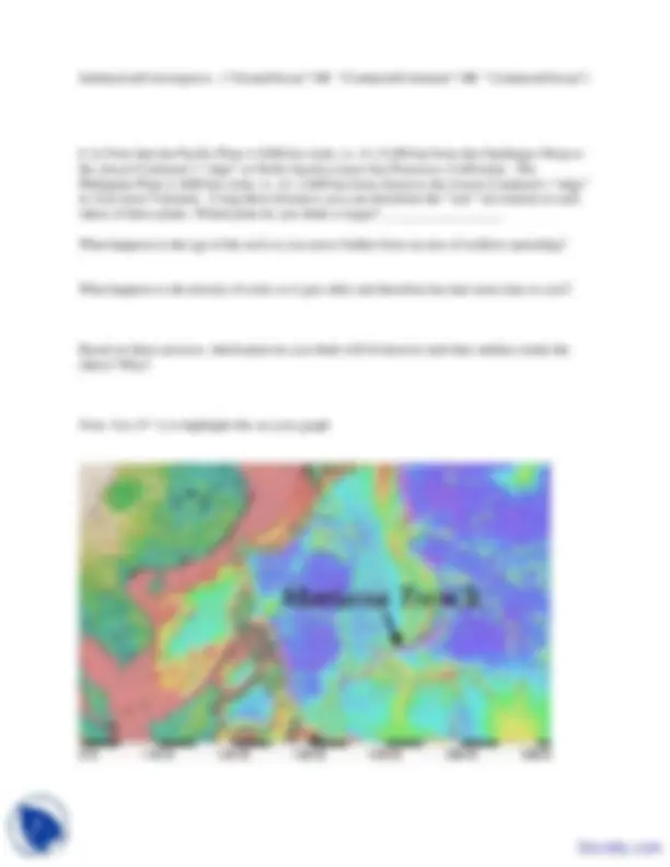 Deepest Ocean Depth - Introduction to Oceanography - Lab | Study notes ...
