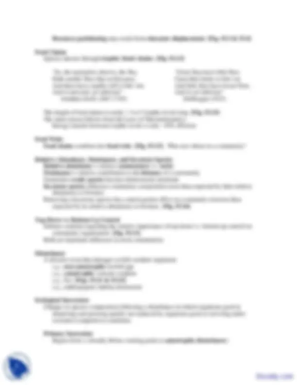 Community Ecology - Biology for Science - Lecture Notes | Study notes ...