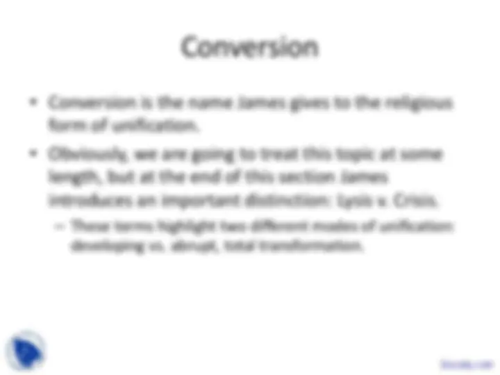 The Psychology of Religious Conversion: William James's 'The Divided ...