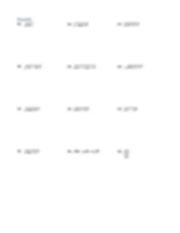 Radical Exponent Form - Advanced Algebra - Practice Problems ...