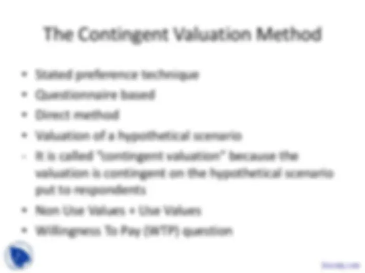 Contingent Valuation Method (CVM) for Environmental Valuation: A ...