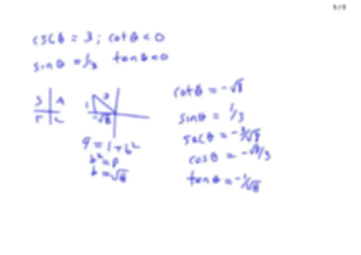 Properties of Trig Functions - Pre Calculus - Lecture Handout ...