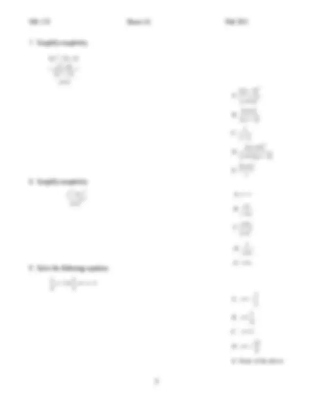 MA 153 Exam 1A Fall 2011: Mathematics Problem Solving | Exams ...