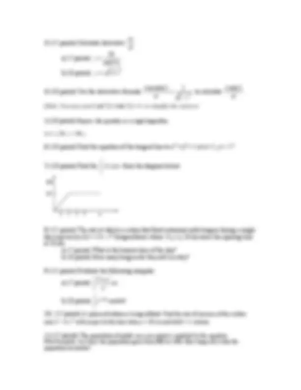 UC Merced: Math 21 Final Exam - May 17, 2008 | Exams Calculus | Docsity