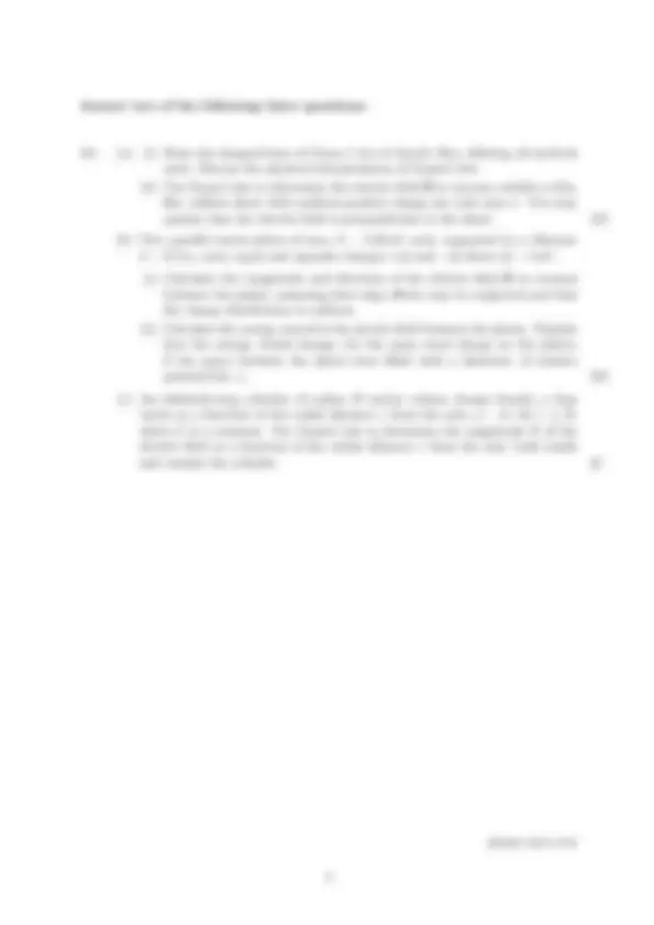 Exam Questions: Physics - Electromagnetism and Quantum Mechanics | Exams Electromagnetism and ...