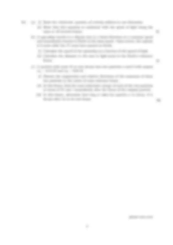 Principle of Relativity - Relativity - Exam | Exams Relativity Theory ...