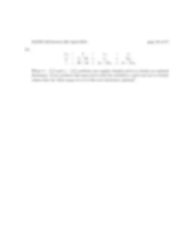 Understand - Linear Programming - Exam | Exams Linear Programming | Docsity