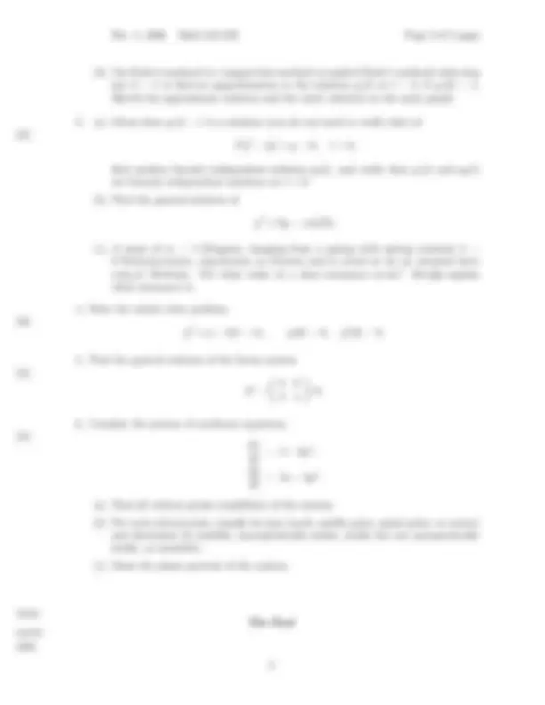 UBC - Final Exams Dec 2006: Elementary & Ordinary Diff. Equations ...