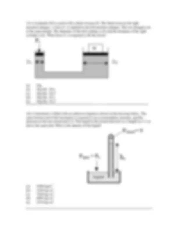 Final Temperature of Mixture - General Physics - Past Paper | Exams Physics | Docsity