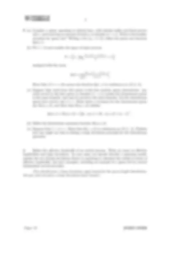 Large Deviations and Queues - Statistical Science - Exam | Exams Statistics | Docsity