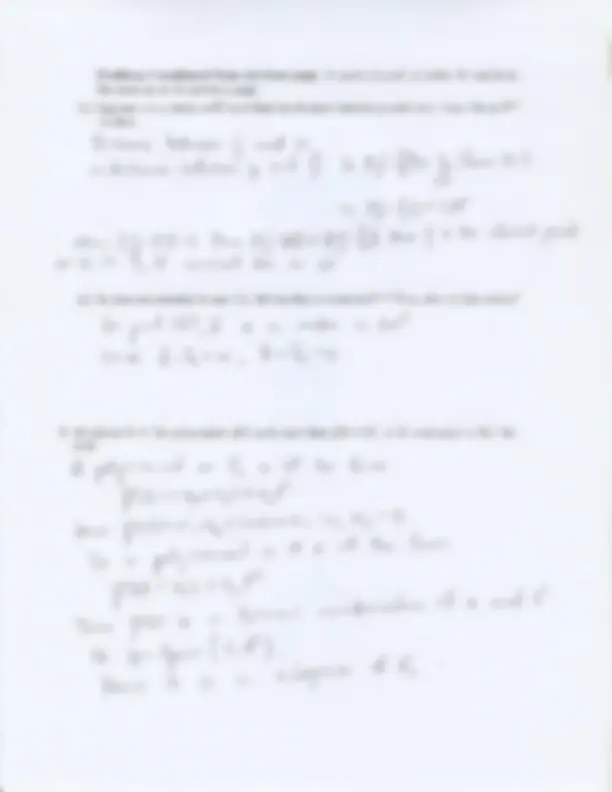 Invertible Matrix - Linear Algebra - Solved Exam | Exams Linear Algebra | Docsity