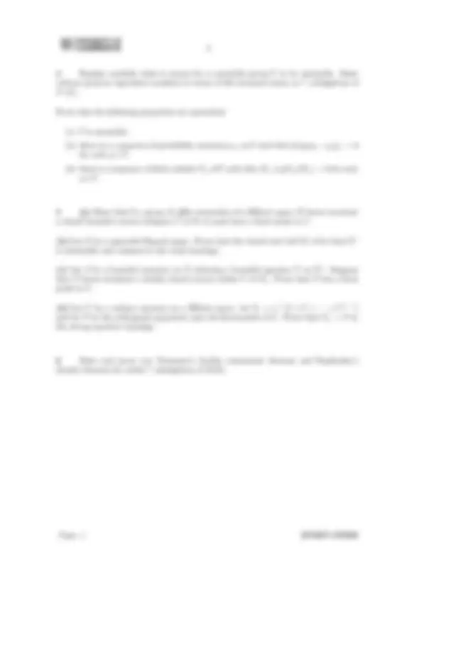 Functional Analysis and Operator Theory - Math Tripos Part III Paper 1 ...