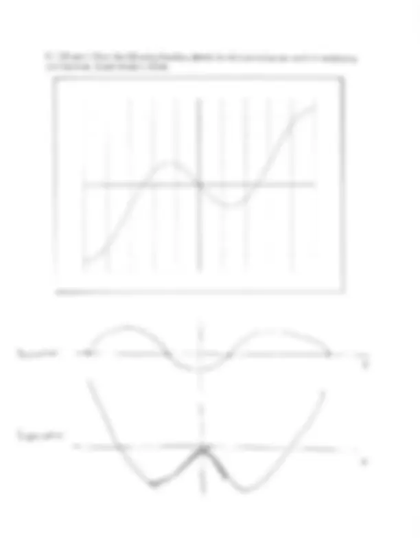 Piecewise Function - Calculus - Solved Exam | Exams Calculus | Docsity
