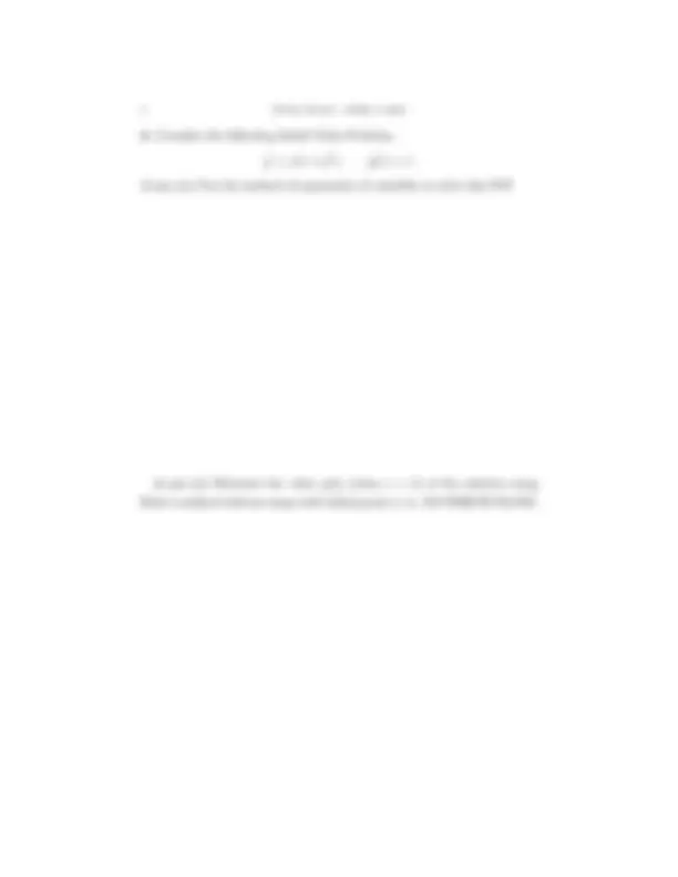 Positive Constant - Calculus - Exam | Exams Calculus | Docsity