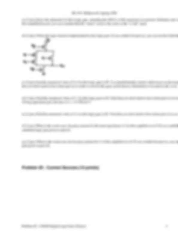 EE 105, Spring 1998: Bipolar Transresistance Amplifier & CMOS Logic Gate | Exams Microeconomics ...