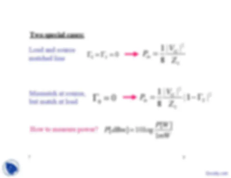 Sourced and Loaded Transmission Lines - RF and Microwave Engineering - Lecture Slides | Slides ...