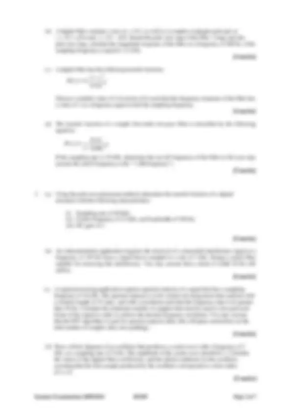 Unit Step Function - Digital Signal Processing - Past Exam Paper | Exams Digital Signal ...