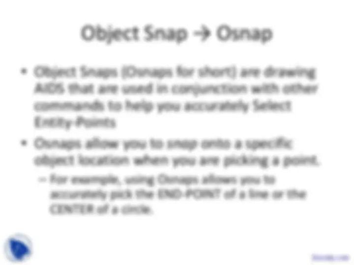 AutoCAD Advanced Commands: Mastering Object Snaps and Grips for Effective Drafting | Slides ...