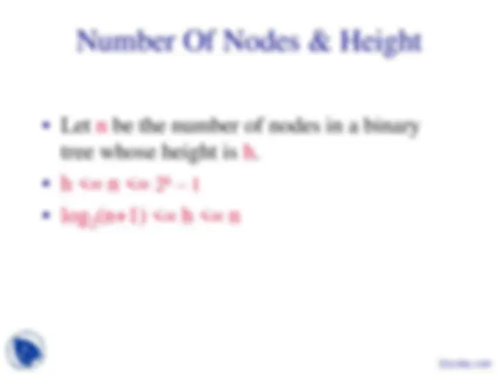 Binary Tree Properties Algorithms And Applications In Java Lecture Slides Slides Computer