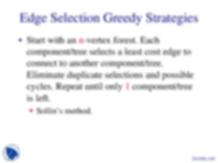 Minimum-Cost Spanning Tree - Algorithms and Applications in Java - Lecture Slides | Slides ...