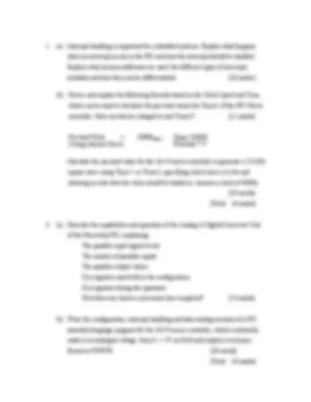 Autumn 2008-09: Microcomputer Applications Exam for B.Eng. Electronic Engineering Students ...