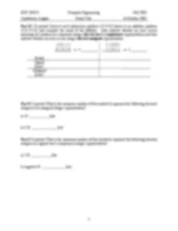 Exam Two for Computer Engineering Students, Fall 2003 in ECE 2030 G | Exams Computer Science ...