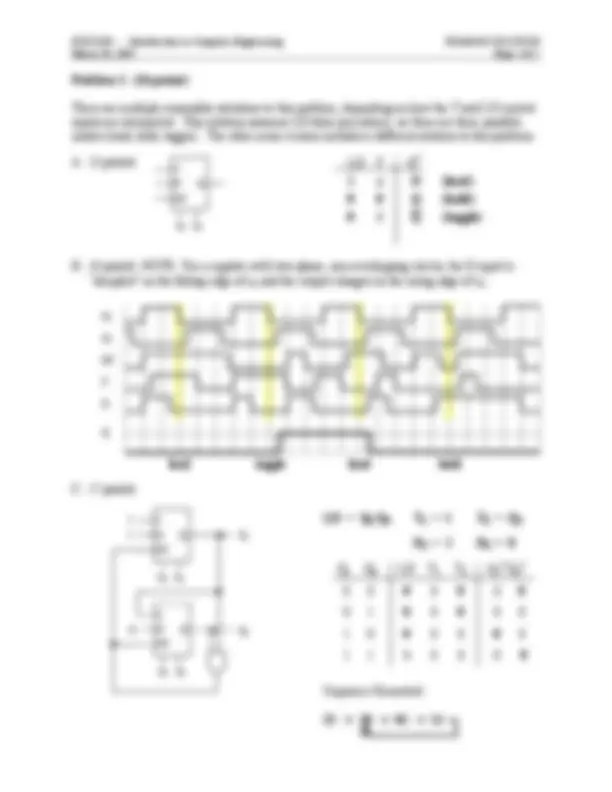 Solution to Exam #3 in ECE 2030 - Introduction to Computer Engineering | Exams Computer Science ...