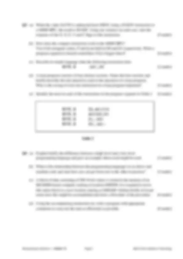 Addressing Mode - Microprocessor Systems - Exam | Exams Microprocessors | Docsity