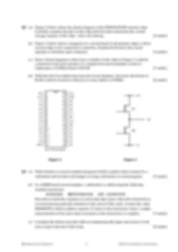 RAM - Microprocessor Systems - Exam | Exams Microprocessors | Docsity